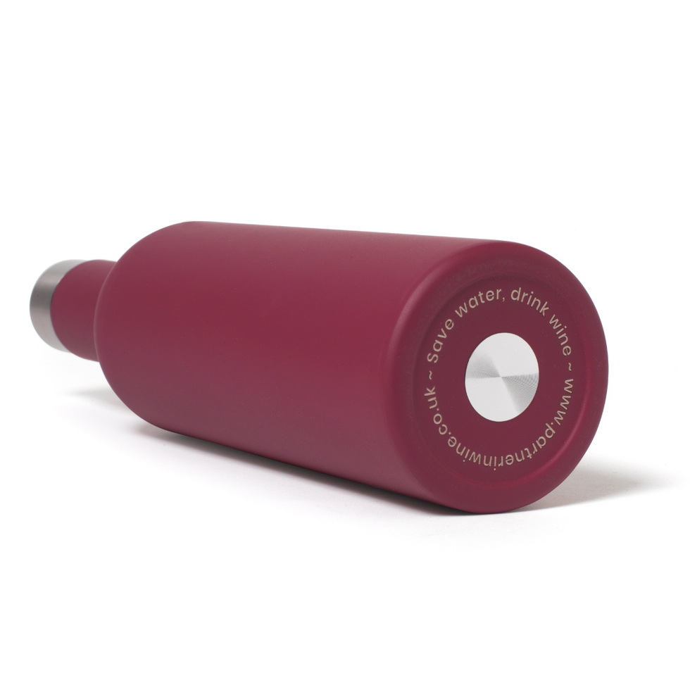 Burgundy Insulated Wine Bottle | Partner in Wine