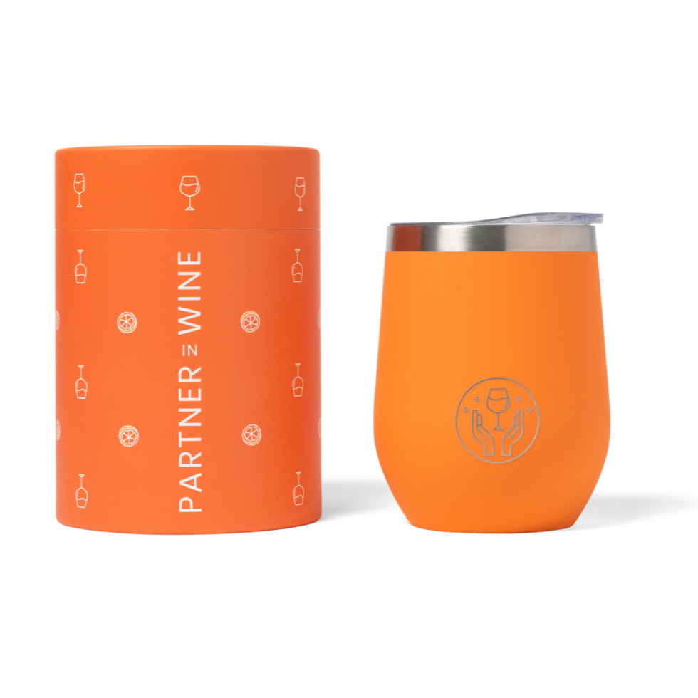 Pink Insulated Wine Tumbler | Partner in Wine